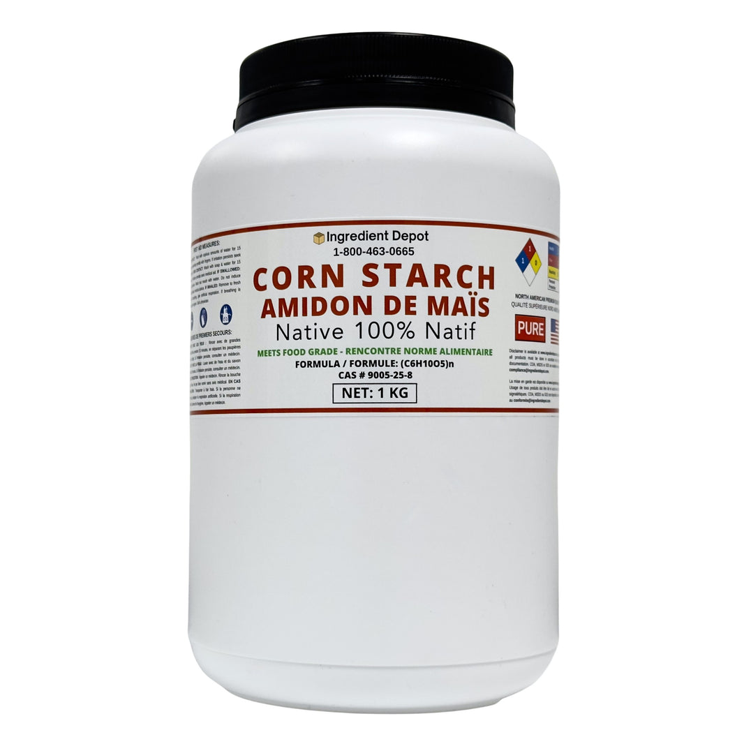 Ingredient Depot - Corn Starch, Native, Food Grade 1 kg to 22.68 kgs