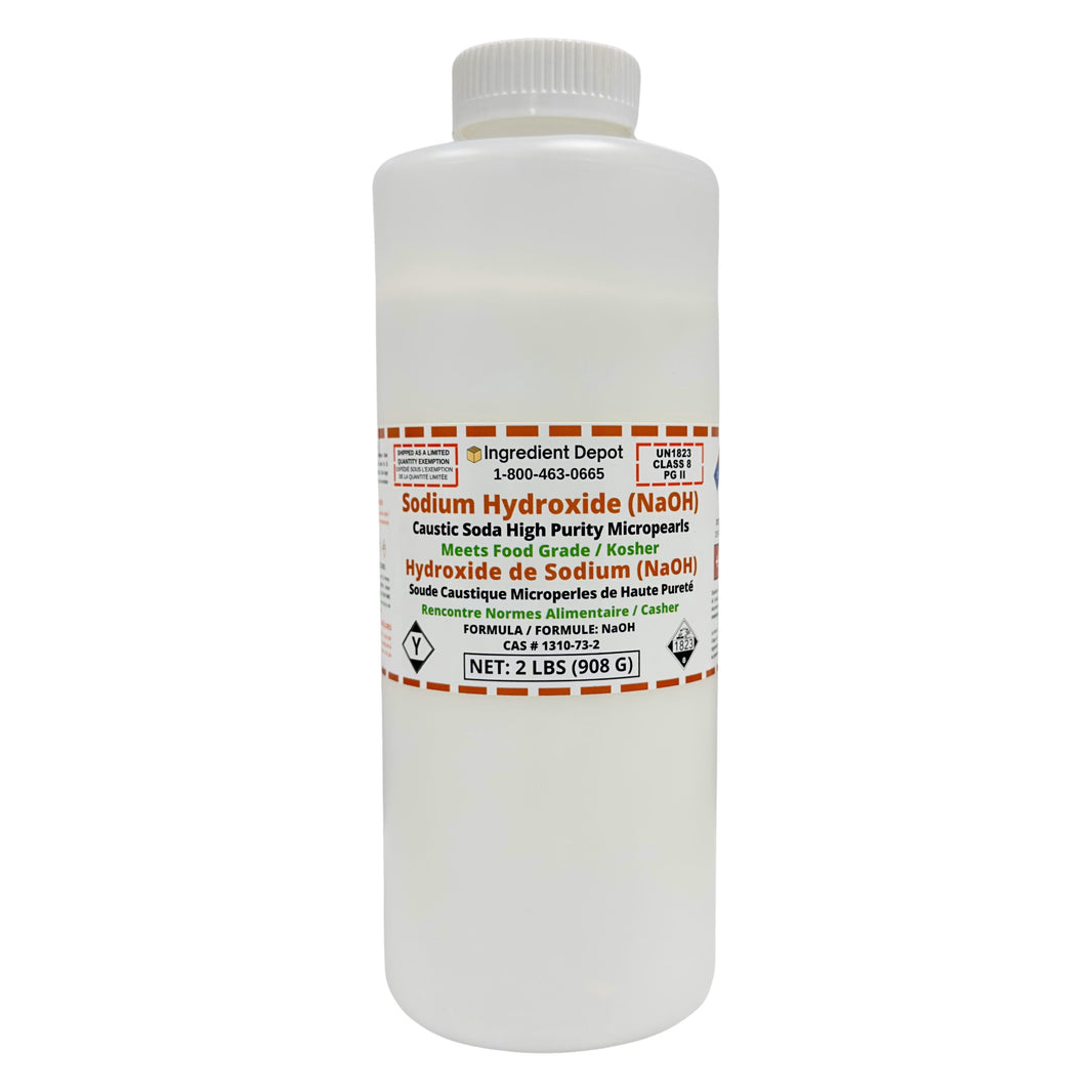 Sodium Hydroxide Jars 2 lbs – Ingredient Depot