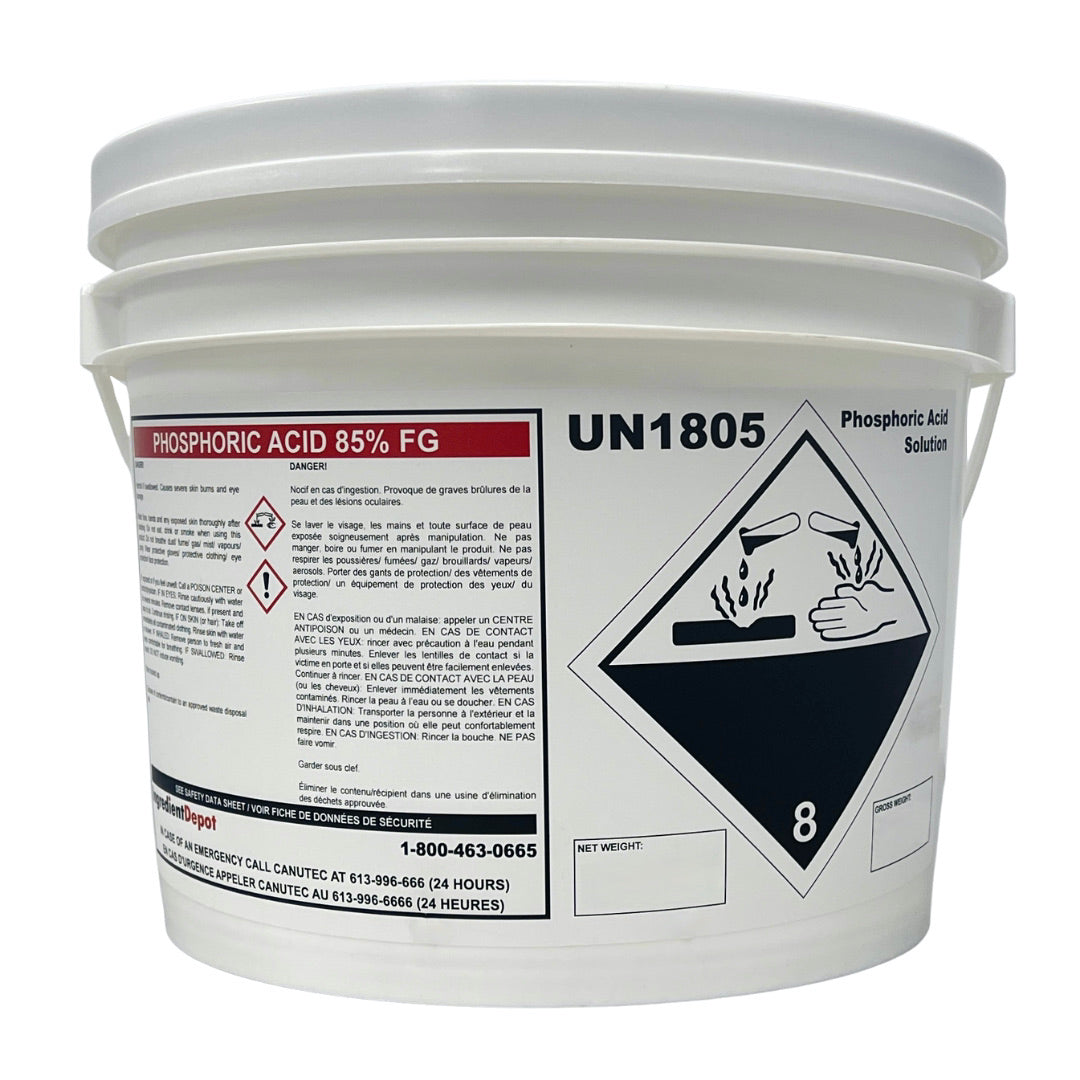 Phosphoric Acid 85% Food Grade 4.99 litres – Ingredient Depot