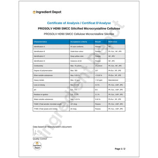 SMCC PROSOLV HD90 Silicified Microcrystalline Cellulose 25 kgs ...
